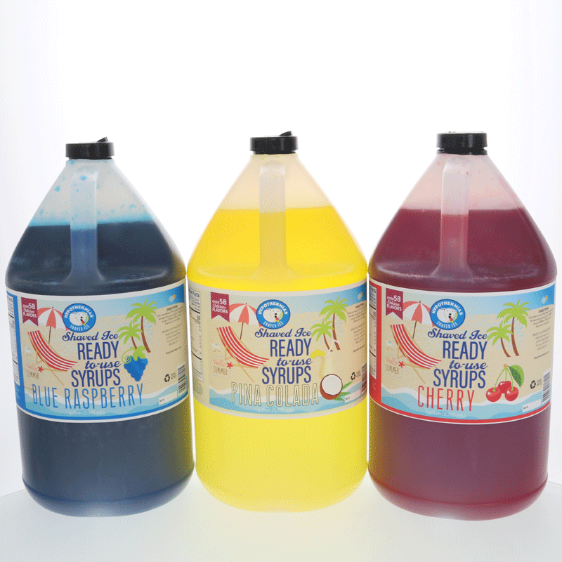 Hypothermias Shaved Ice or Snow Cone Syrup | 100 % Pure Cane Sugar ...