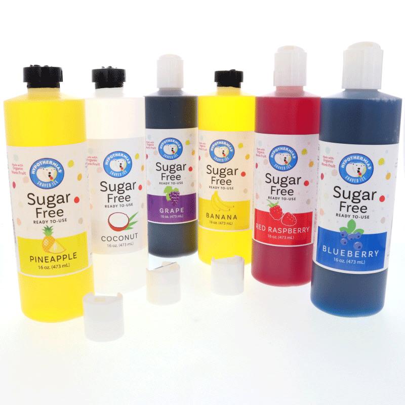 Sugar Free Snow Cone Syrup | Organic Monk Fruit Sweetened ...