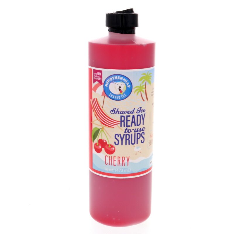 Cherry 100 Pure Cane Sugar Ready To Use Snow Cone Or Shaved Ice Syrup