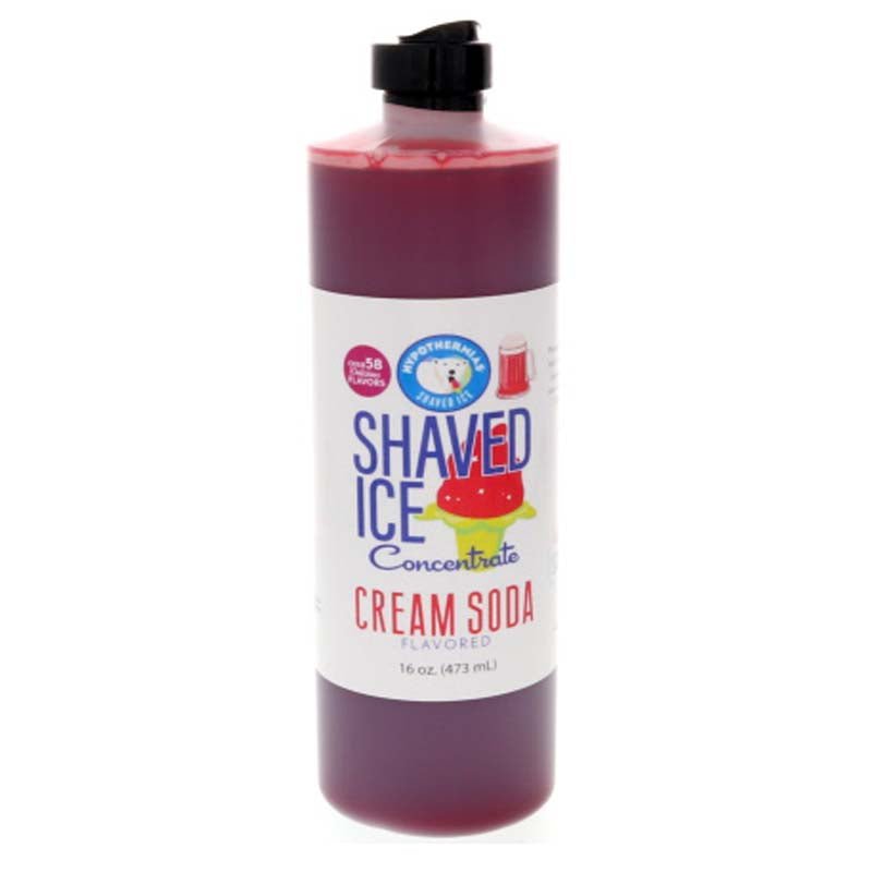 Cream Soda Shaved Ice or Snow Cone Flavor Syrup Concentrate