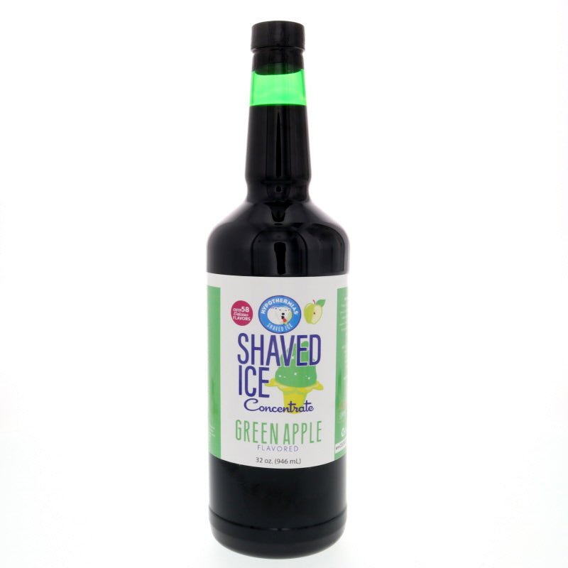Green Apple Shaved Ice or Snow Cone Flavor Syrup Concentrate