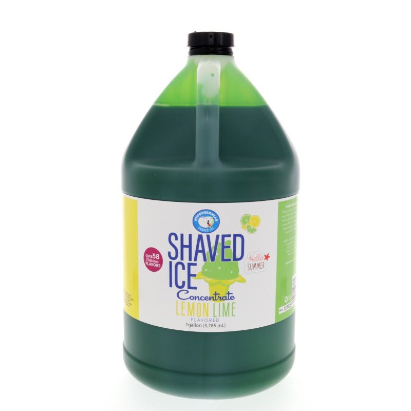 Lemon Lime Shaved Ice or Snow Cone Flavor Syrup Concentrate