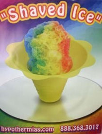 Shaved Ice Poster, Signs and Decals – Hypothermias.com